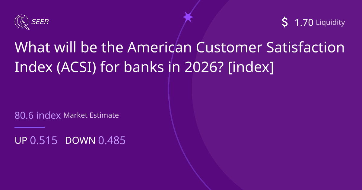 Seer | What will be the American Customer Satisfaction Index (ACSI) for ...